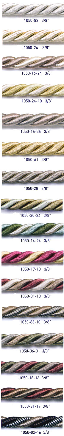 Tri-Color Cord - Unique Decorative Trims | Wholesale Trims