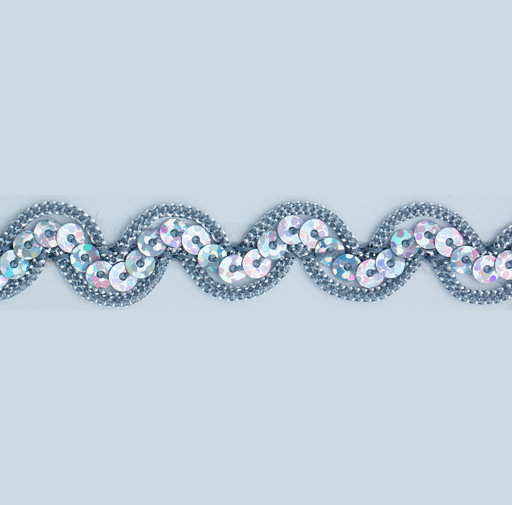 1/2 Inch Wide Sequin Lace Trim - Miami | Wholesale Trims