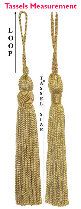 4" Key Tassel - Elegant Accessory for Keys | A&S Imports