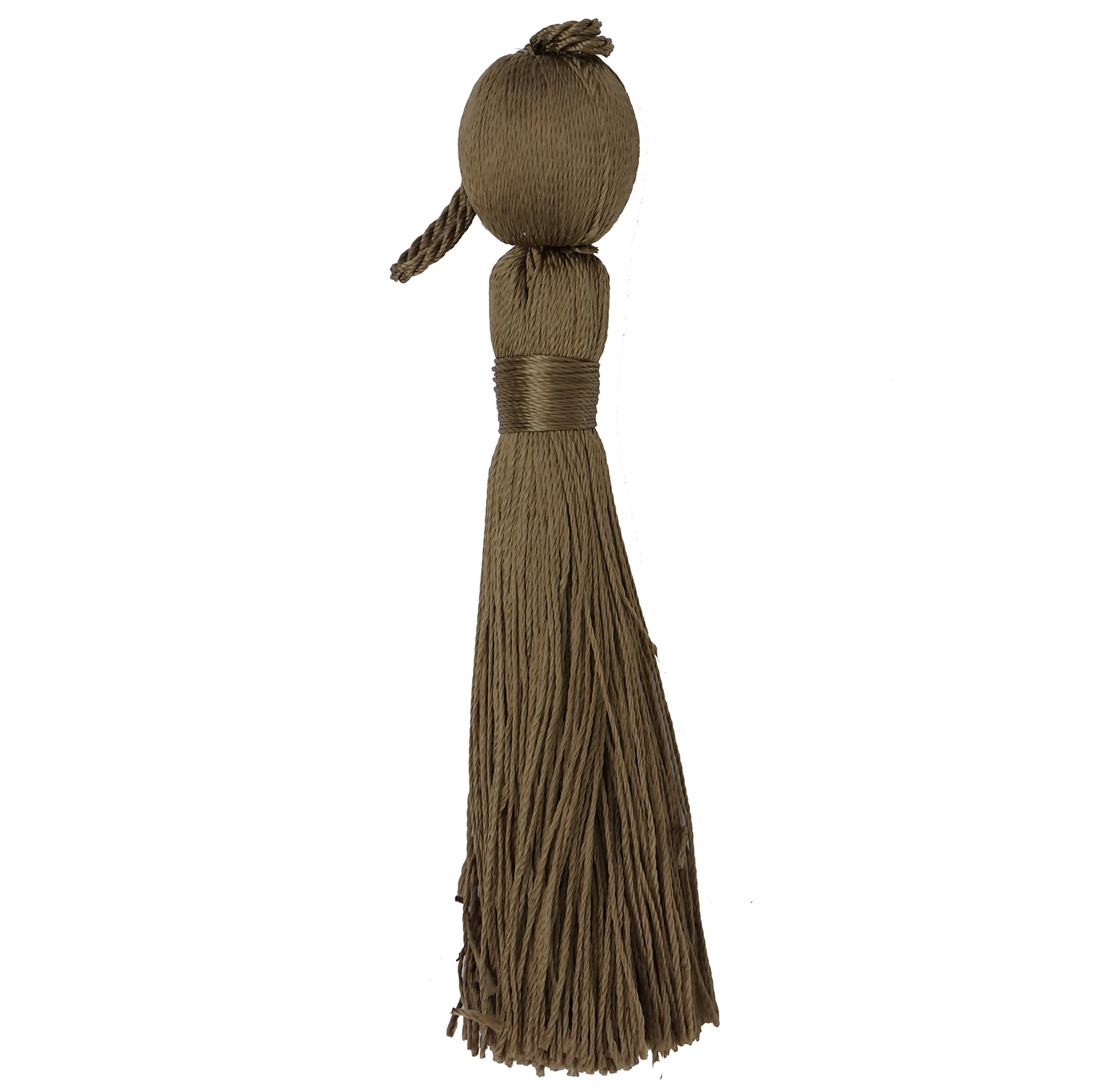 4" Ball Silk Tassel with 2" Loop - Wholesale Trims