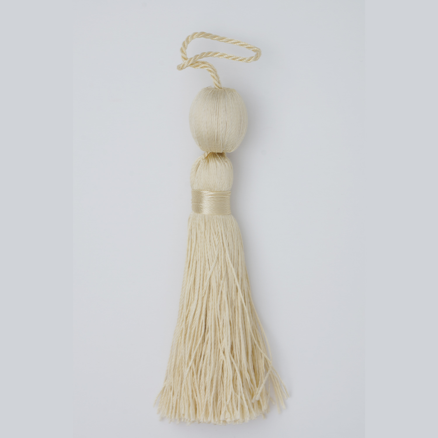 4" Ball Silk Tassel with 2" Loop - Wholesale Trims